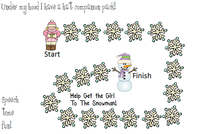 Under My Hood I Have a Hat Companion Activity Pack! - Speech Time Fun ...