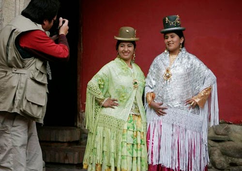Video Cholitas de pollera de Bolivia con Amor - Cholitas Bolivia