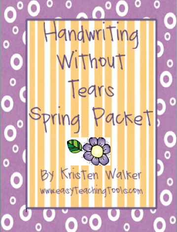 Handwriting without Tears - Easy Teaching Tools