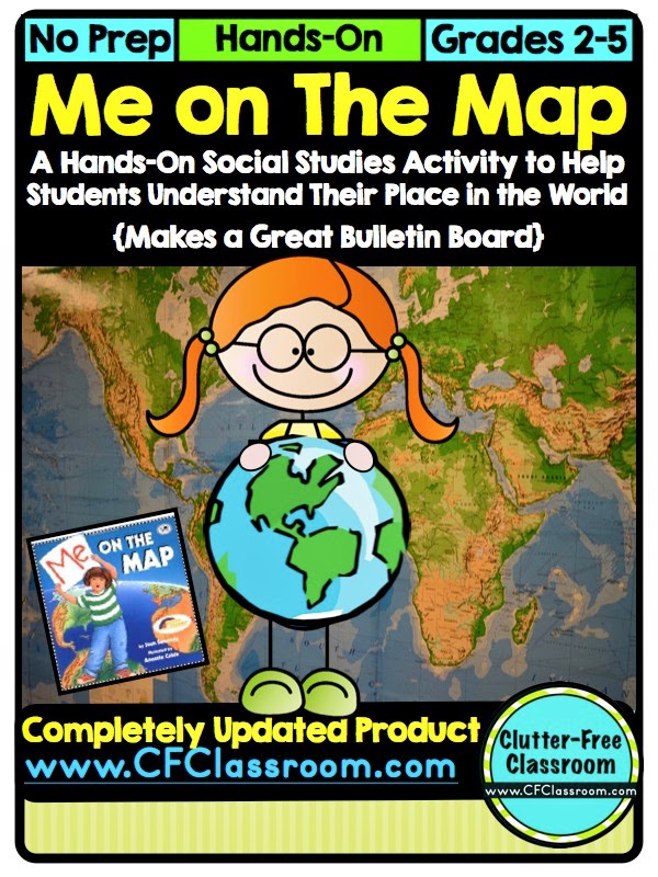 Me on the Map {COMPLETELY UPDATED, Geography, Map Skills, Printables ...
