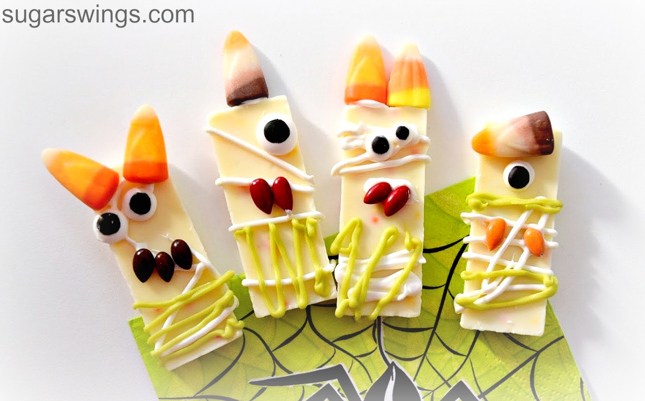Sugar Swings! Serve Some: Colorful Halloween Candy Monsters