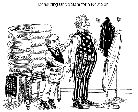 Imperialism Political Cartoons Uncle Sam