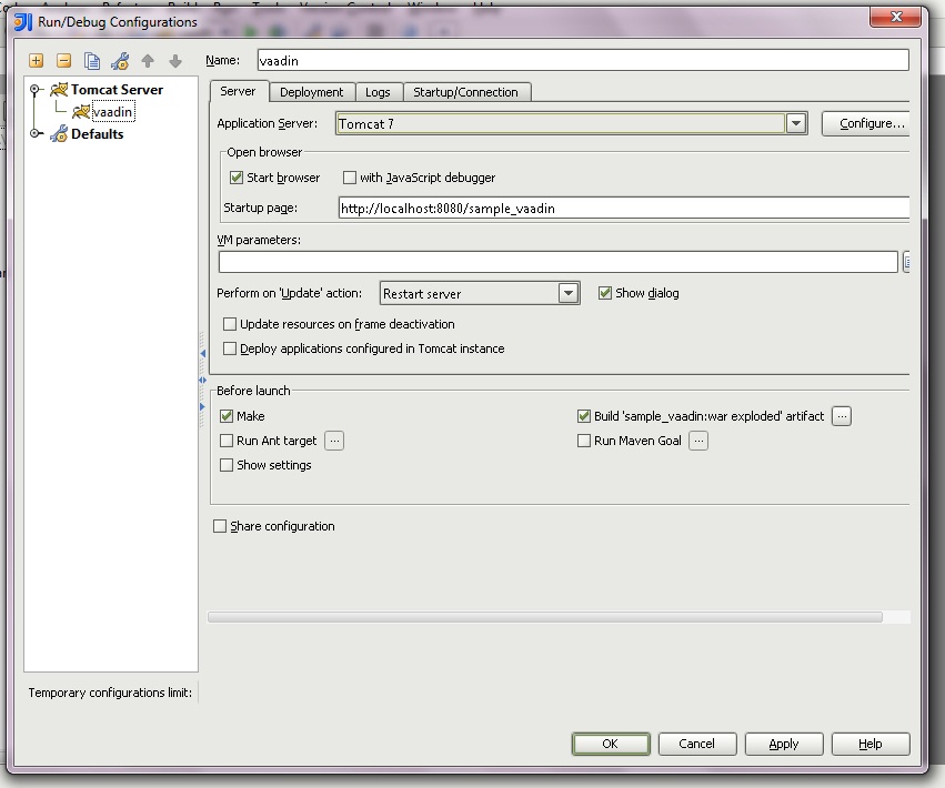 Run Vaadin Apps in Intellij IDEA - Java Code Geeks