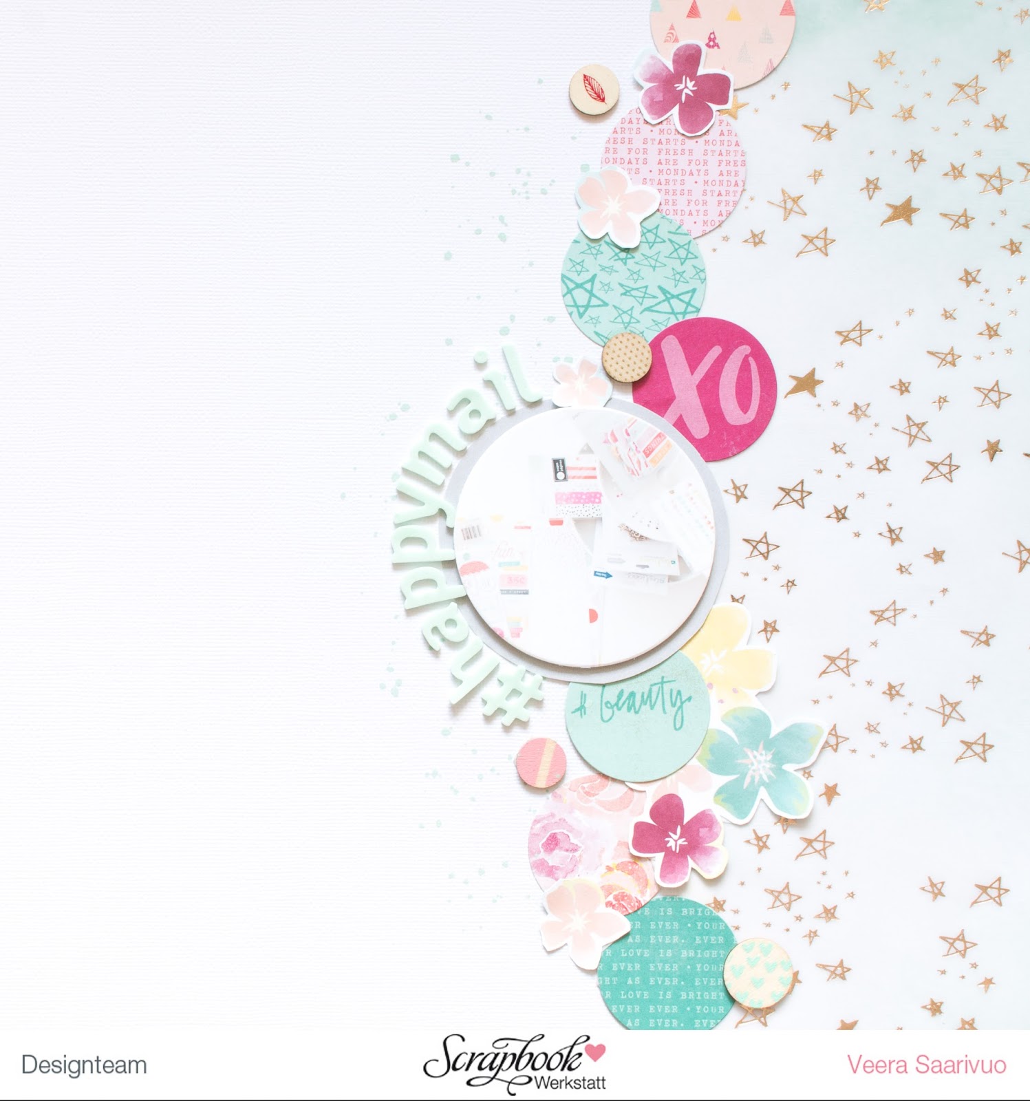 #happymail - a layout with more circles - V-tyylillä