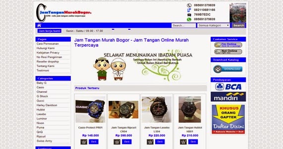 Jamtanganmurahbogor.com Toko Online Terpercaya 100% - By PolisiOnline.com