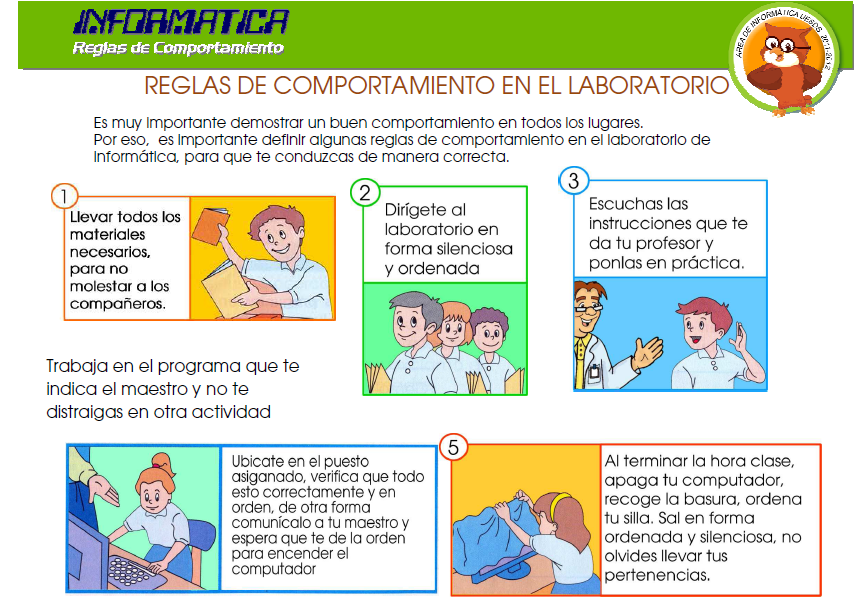 Reglas Elementales Del Laboratorio De Computación