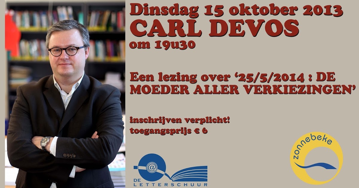 De Letterschuur: Carl Devos over 'de moeder van alle verkiezingen' De Letterschuur: Carl Devos over 'de moeder van alle verkiezingen'
