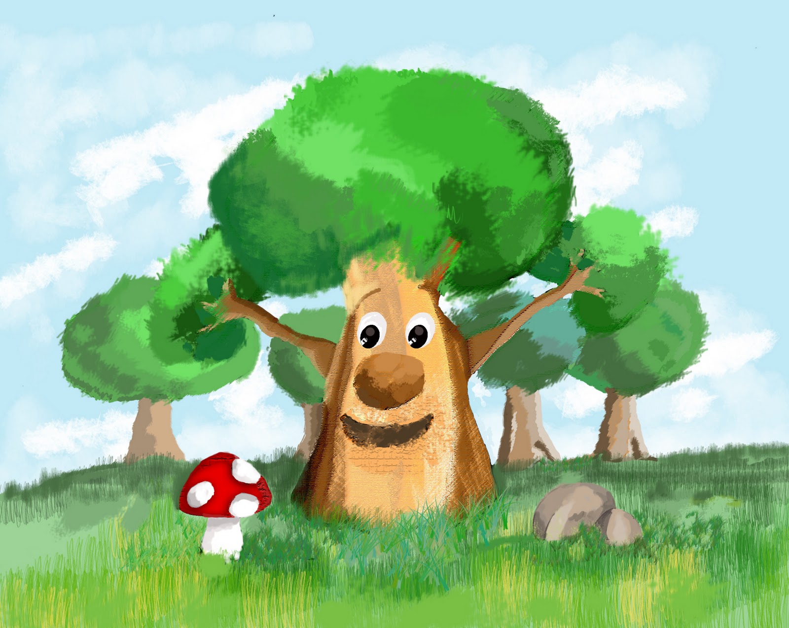 Imágenes de bosques animados - Imagui