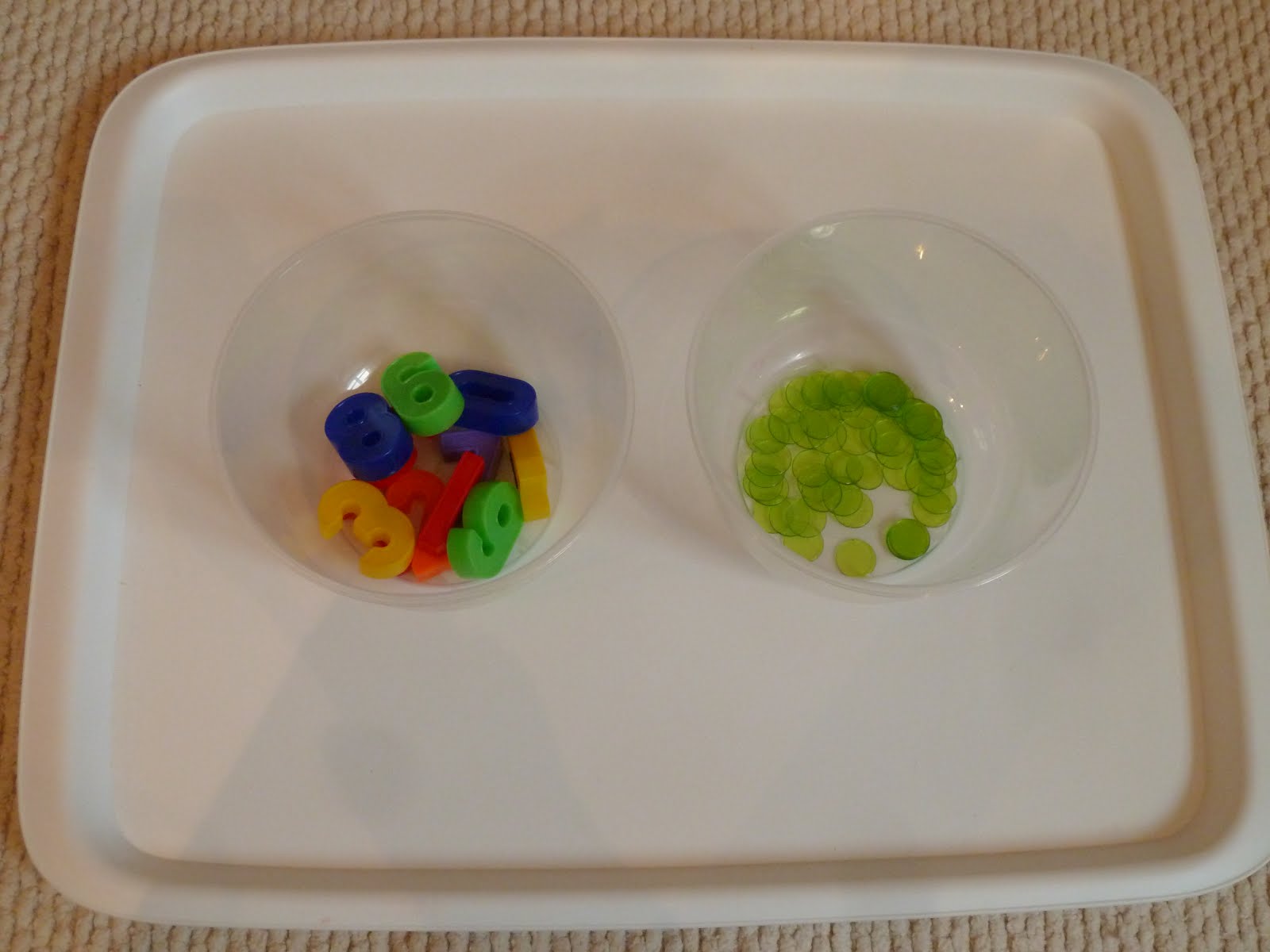 Family FECS: Montessori Activity: Home-made Numbers & Counters - Odd ...