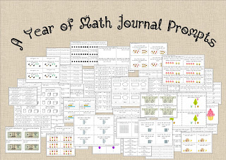 Simply Centers: 1st Grade Math Journal Prompts