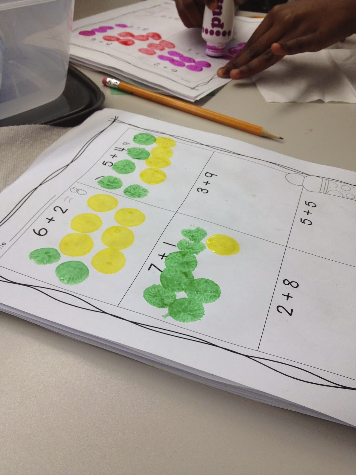 Autism Tank: Math with Bingo Dabbers!