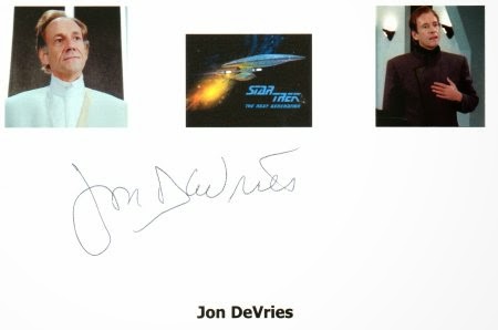 Kiwiautogal's Autographs: Jon DeVries
