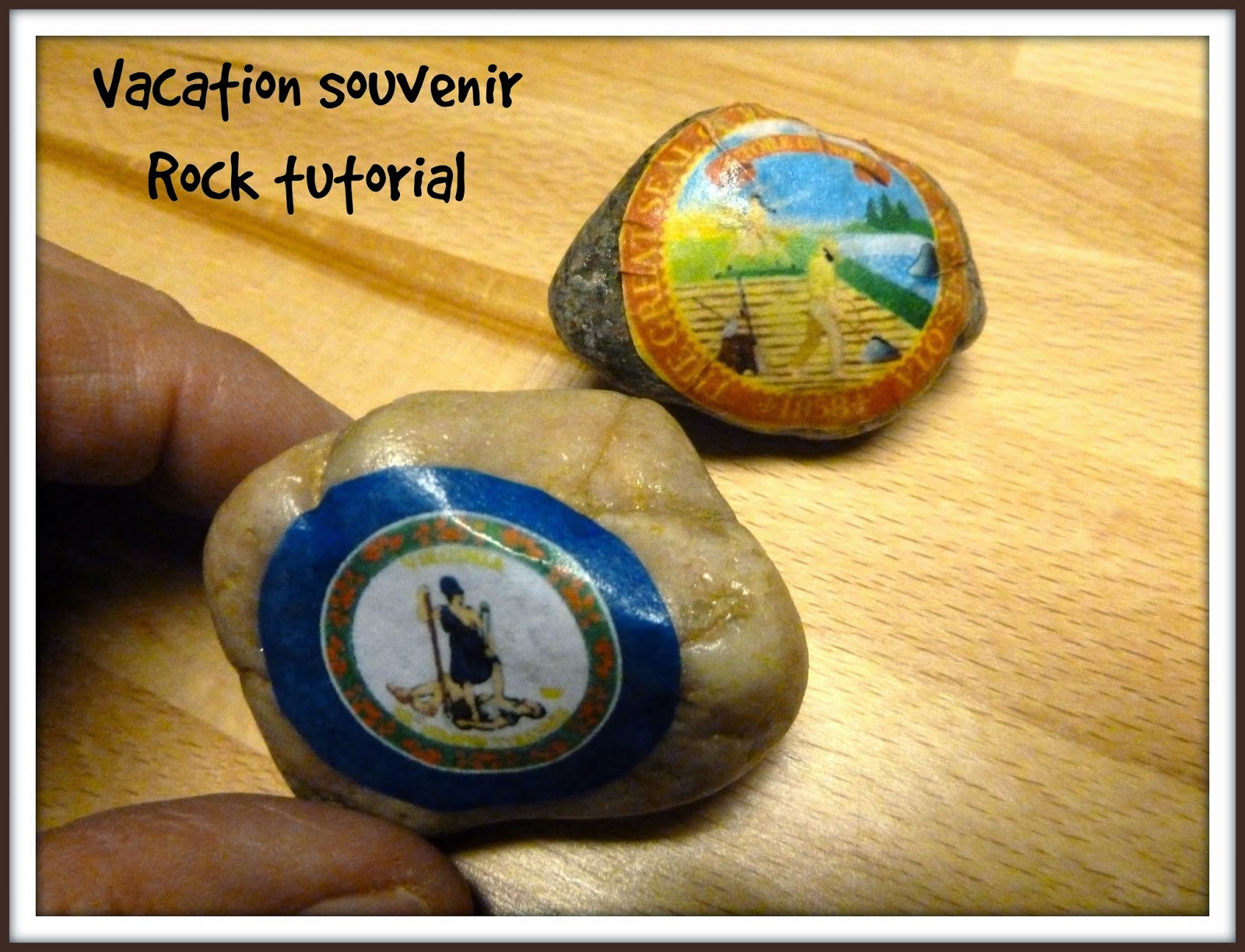 Make It Easy Crafts Vacation Souvenir Rock Paperweight Tutorial make-it-easy-crafts-vacation-souvenir-rock-paperweight-tutorial