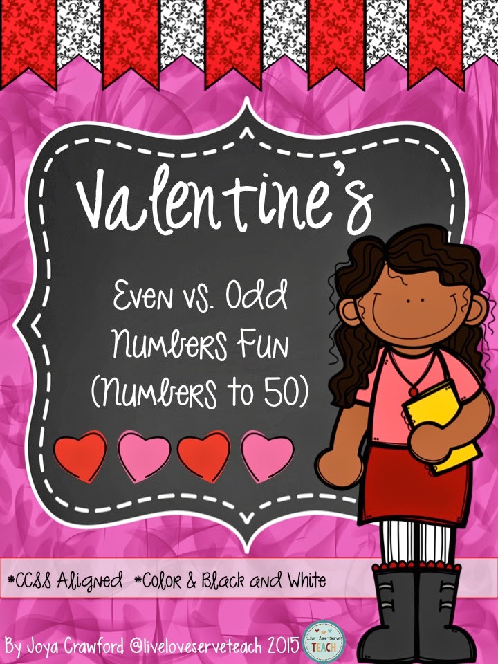 The Best of Teacher Entrepreneurs: Math - Valentine's Even vs. Odd ...