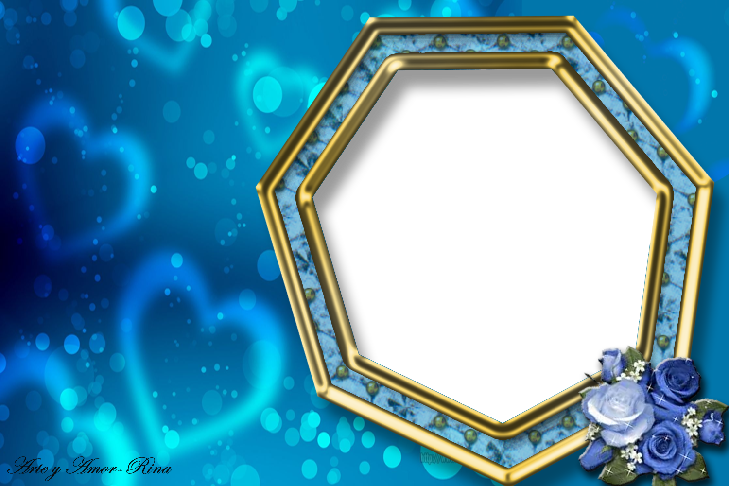 Marcos en azul - Imagui