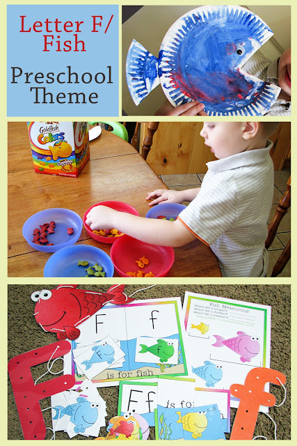 Mommy's Little Helper: Letter F/Fish Preschool Theme