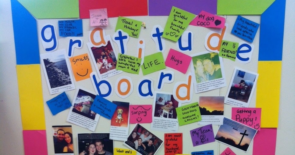 health in hands: The Gratitude Board