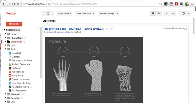 Techunboxed: Goodbye Google Reader