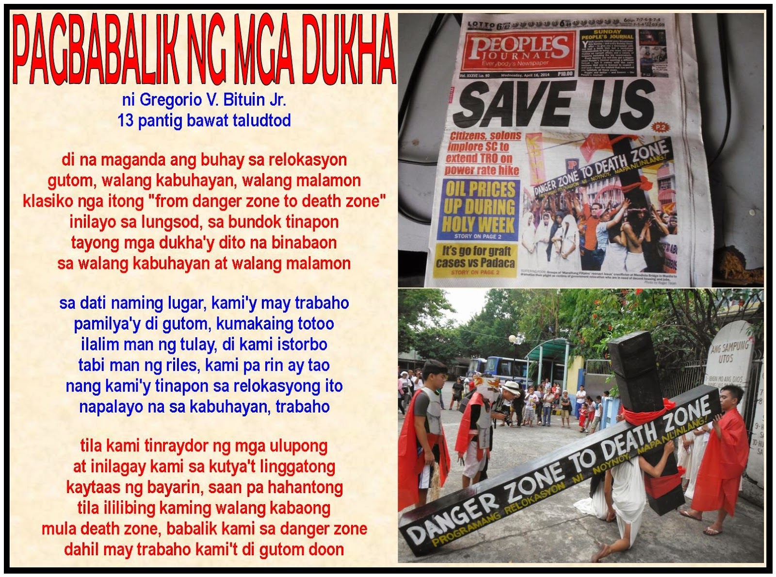 Panitikang Maralita: Pagbabalik ng mga dukha Panitikang Maralita: Pagbabalik ng mga dukha