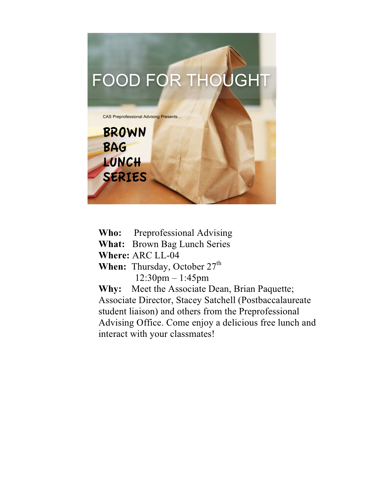 NYU OP Preprofessional Bulletin Brown Bag Lunch Series nyu-op-preprofessional-bulletin-brown-bag-lunch-series