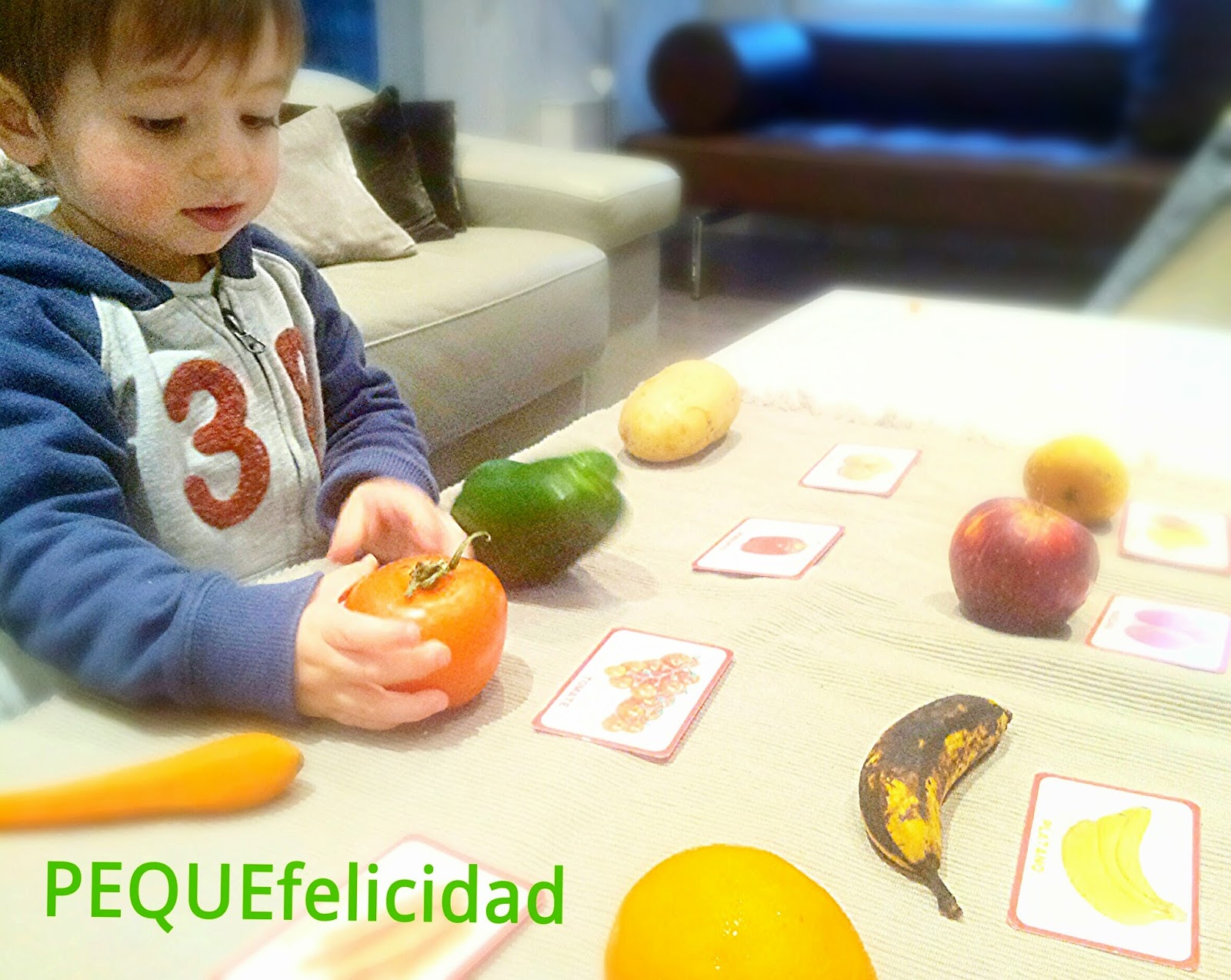 PEQUEfelicidad: FAMILIARIZANDO AL PEQUE CON LAS FRUTAS Y LAS VERDURAS