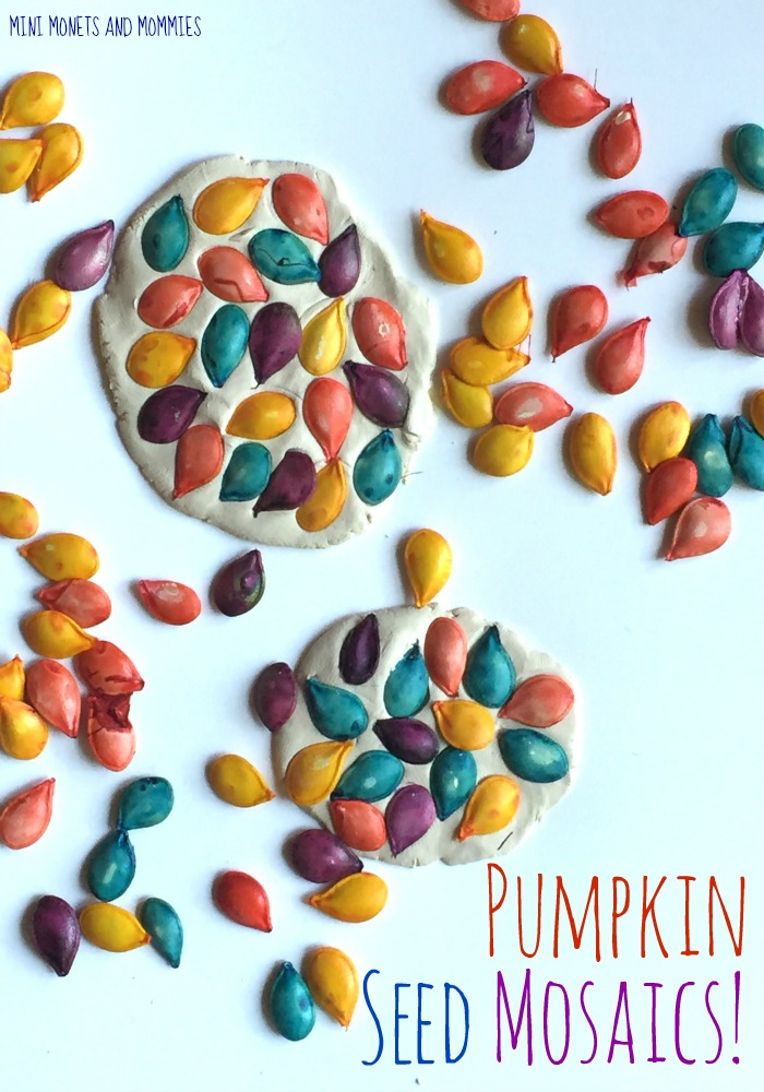 Mini Monets And Mommies Rainbow Pumpkin Seed Mosaic Kids Craft mini-monets-and-mommies-rainbow-pumpkin-seed-mosaic-kids-craft