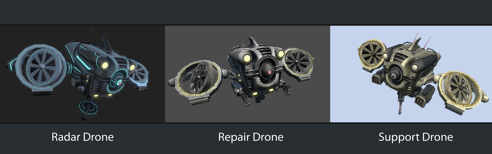 Flying Drones — polycount