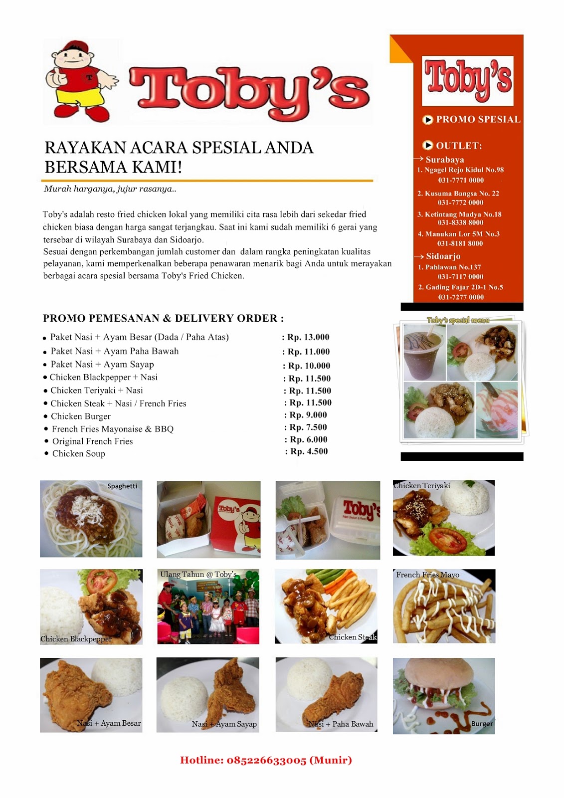 Toby's Fried Chicken & Resto