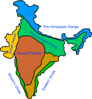 THE GREAT INDIAN CONTINENT INDIA GEOGRAPHICAL COMPOSITION the-great-indian-continent-india-geographical-composition