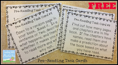 Task Card Corner: Using Task Cards for Reading Response