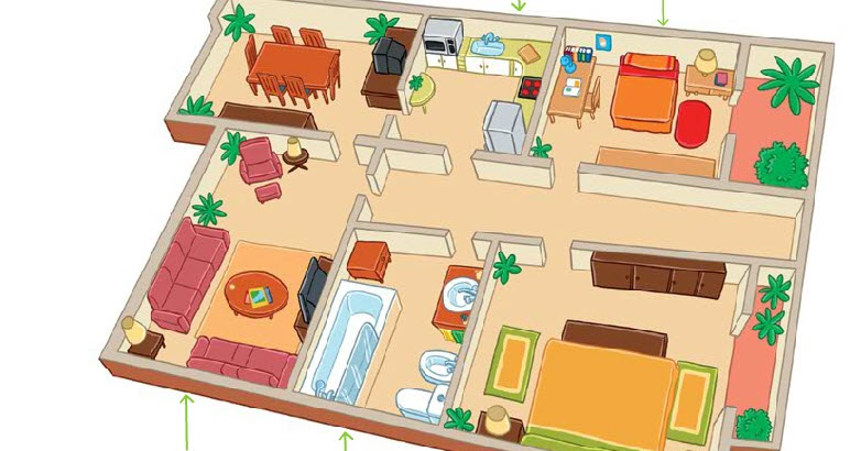 EL BLOG DE PRIMERO: PARTES DE LA CASA (II). EL INTERIOR