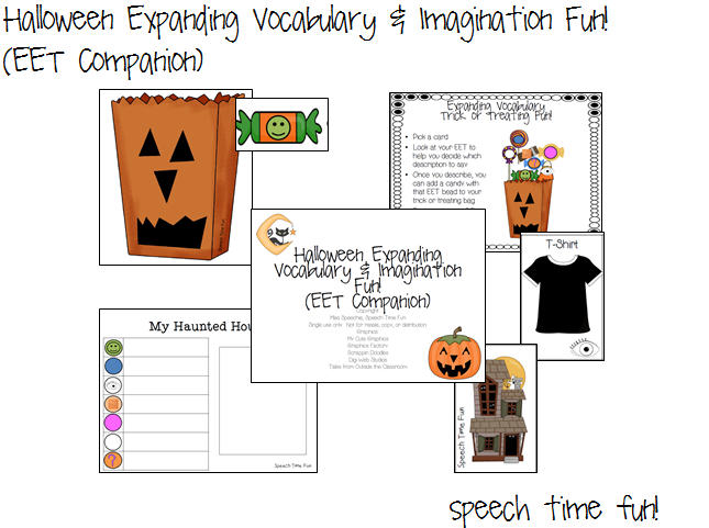 Halloween Expanding Vocabulary & Imagination Fun! (EET Companion ...