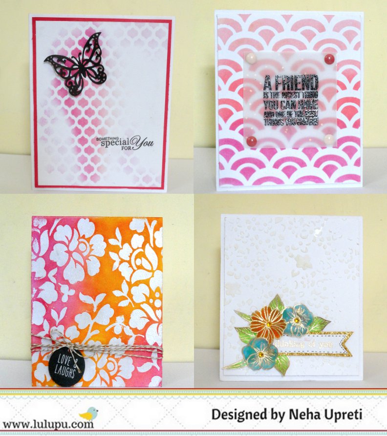 Lulupu The Craft Lounge CAS Cards Using Stencils lulupu-the-craft-lounge-cas-cards-using-stencils