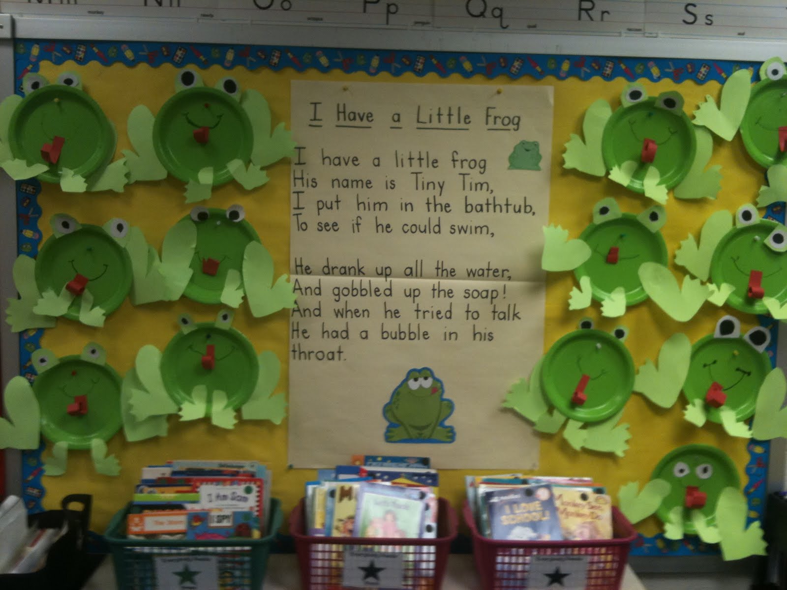 Frog Themed Classrooms - Clutter-Free Classroom
