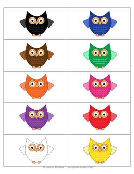 The Best of Teacher Entrepreneurs III: FREE MISC. LESSON - “Owl Color ...