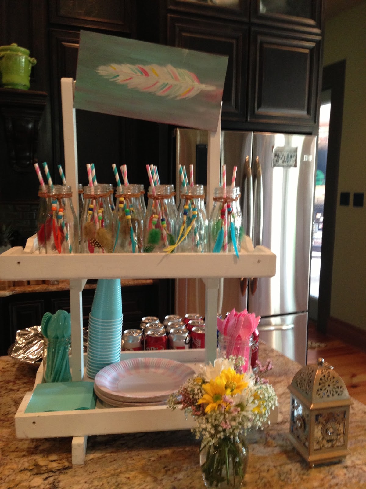 Mojoy: Bohemian Style Show... party set up