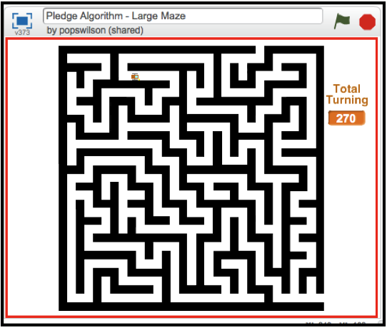 Scratch Programming: The Pledge Maze-solving Algorithm Scratch Programming: The Pledge Maze-solving Algorithm
