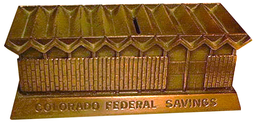 Building Collector Colorado Federal Savings Souvenir Building Bank building-collector-colorado-federal-savings-souvenir-building-bank