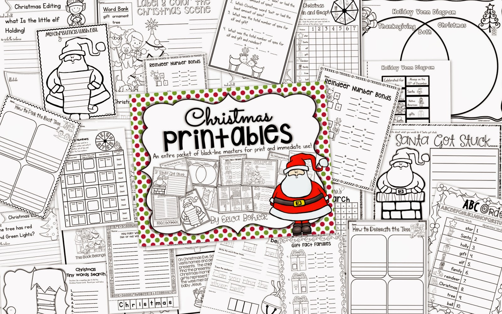 The Week Before Christmas Break – Plans for First Grade