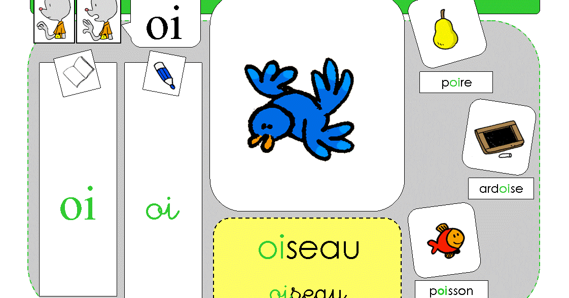 En classe avec Ludo: affiche son : le son oi
