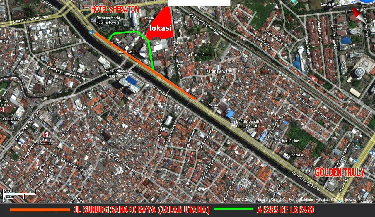 APARTEMEN ELPIS RESIDENCE: PETA LOKASI