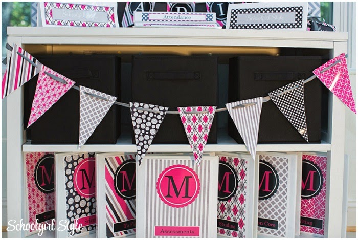 Hot Pink, Black, and Gray Classroom Couture Giveaway!