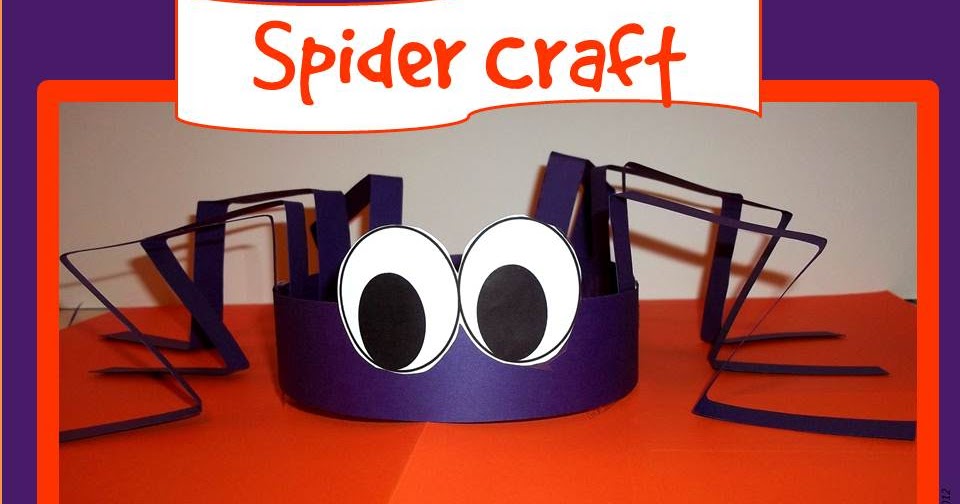 Sweet Tea Classroom: Printable Spider Hat Pattern: A So Sweet Craft ...