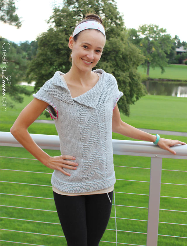 Creating Laura: Antrorse sweater knitting update