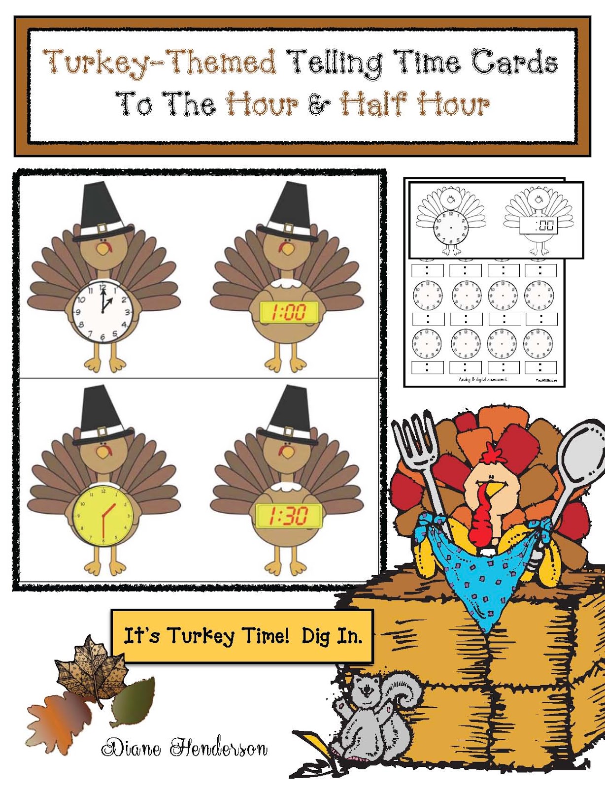 Telling Time Activities - Classroom Freebies