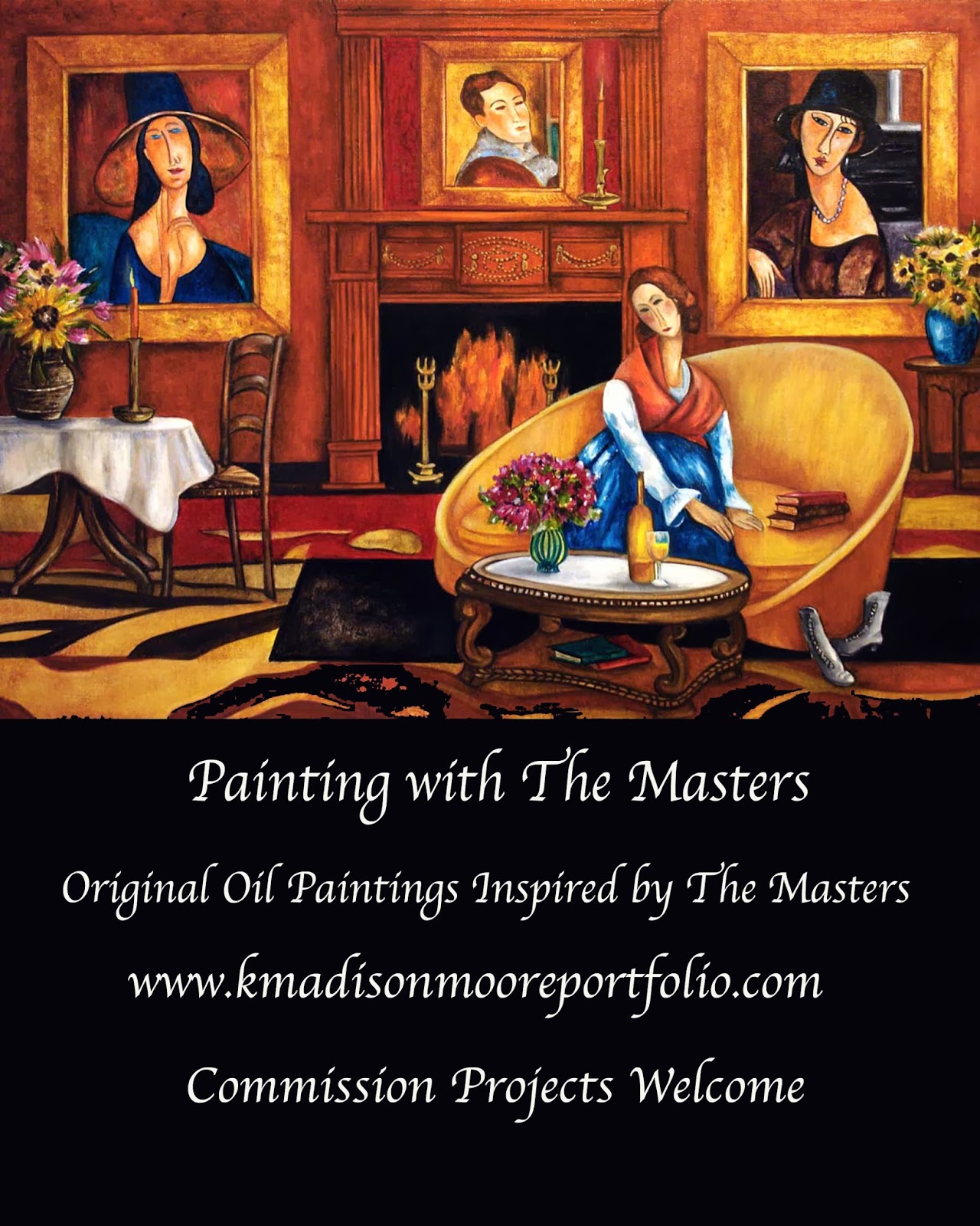 Painting with The Masters by k Madison Moore | k Madison Moore Portfolio