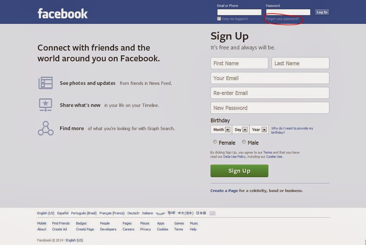Pc Help: How can I access my Facebook account when I forgot my password? Pc Help: How can I access my Facebook account when I forgot my password?