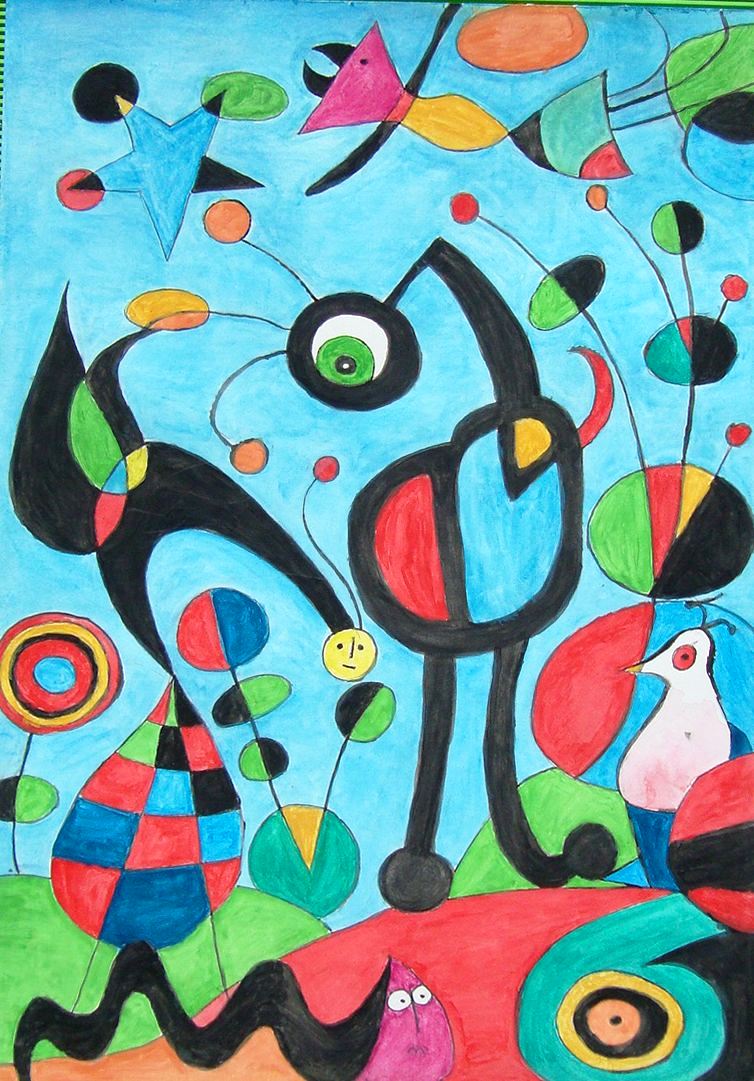JULIA'S BRUSHWORK: El jardín, Joan Miró