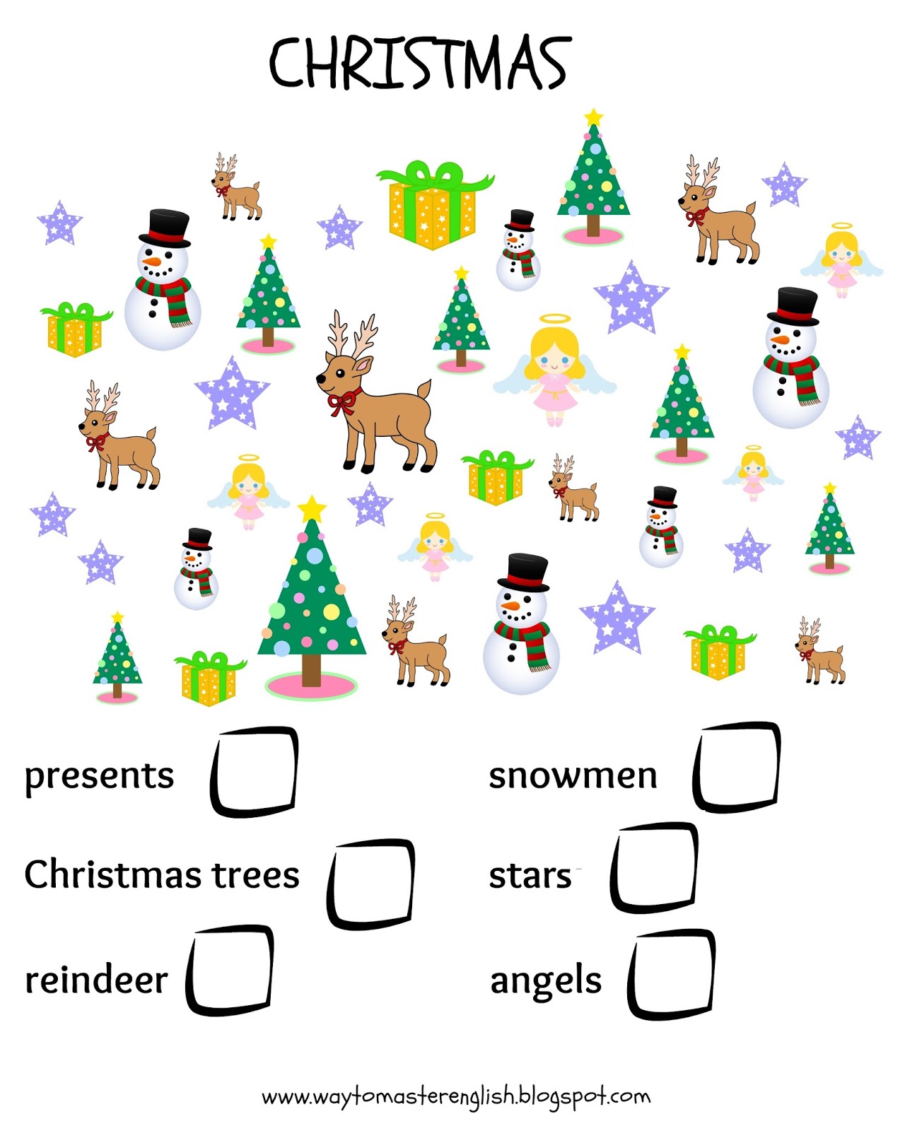 I spy with my little eye – Christmas | Funglish