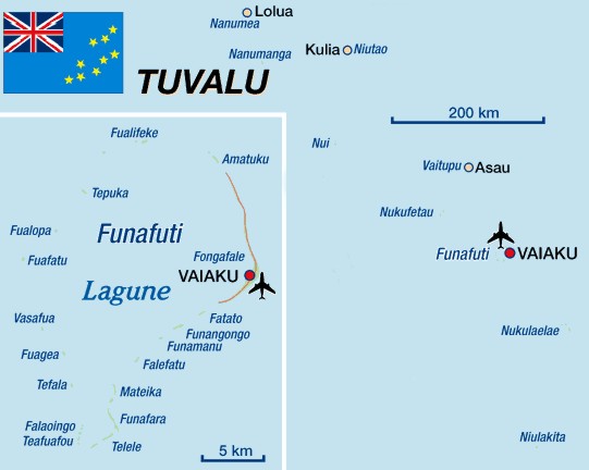 Tuvalu | Mapas Geográficos de Tuvalu - Mundo Hispánico™